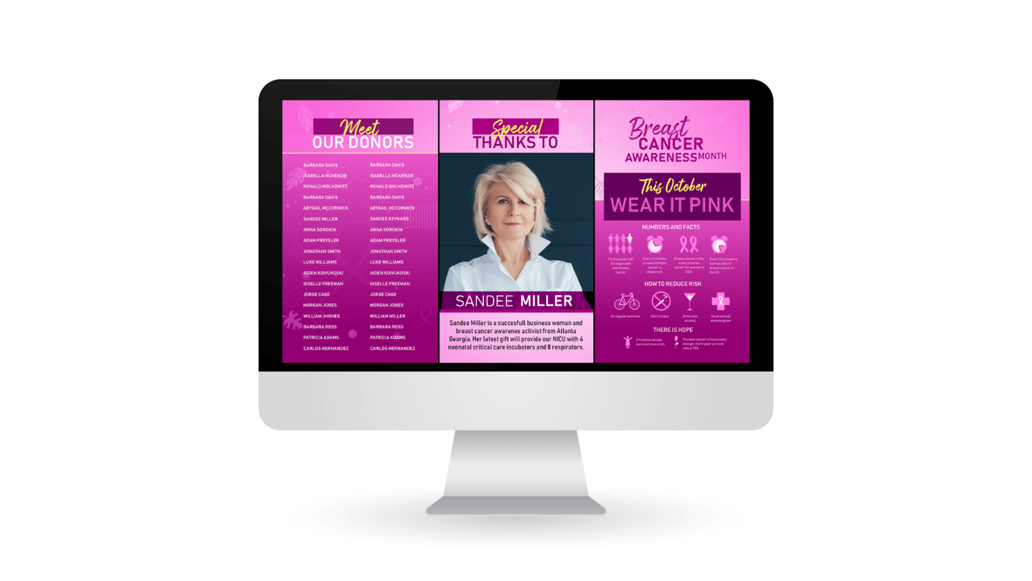 What is a Virtual Donor Wall