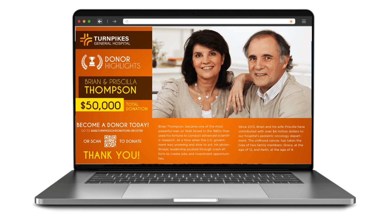 What is a Virtual Donor Wall